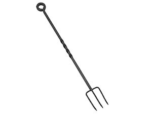 Eye Fireplace Toast Fork (Black) - Zigis Fireplaces