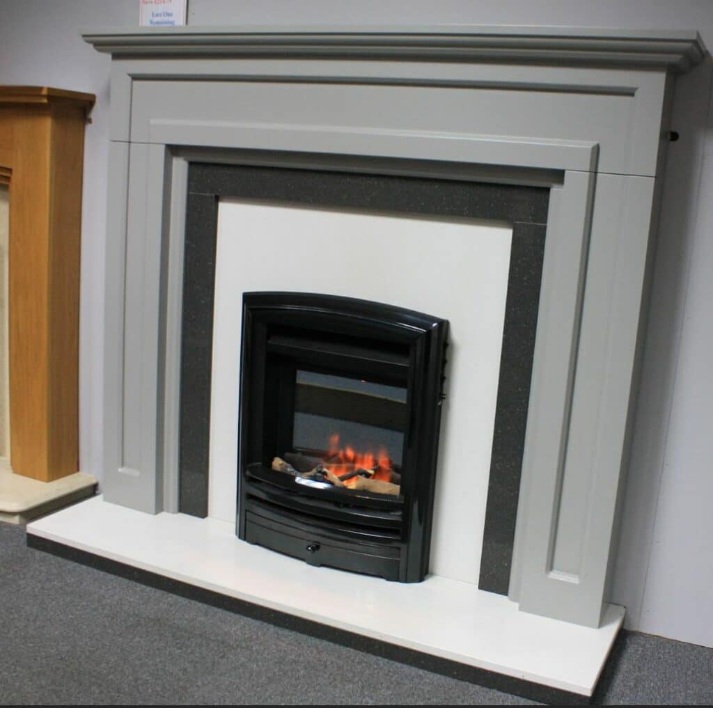 Trent Fireplaces Mayfair 57" MDF Surround in Grey (Colchester Shop) - Zigis Fireplaces