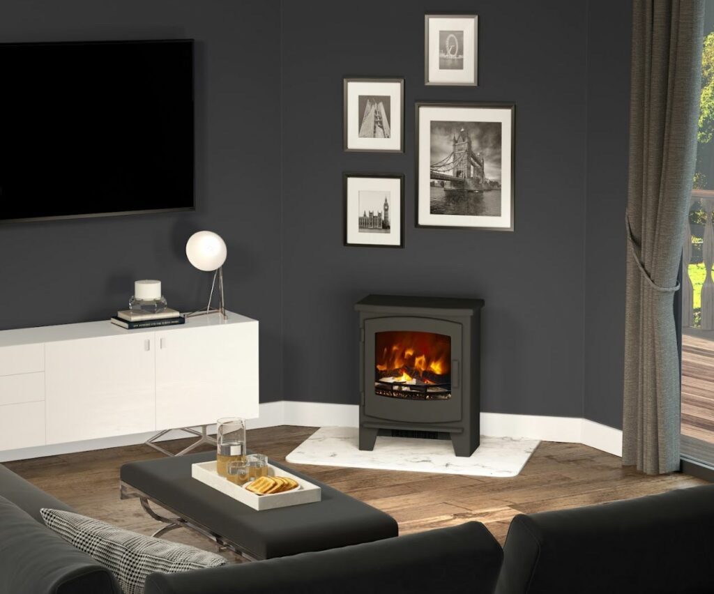 Foxworth Small Electric Stove - Zigis Fireplaces