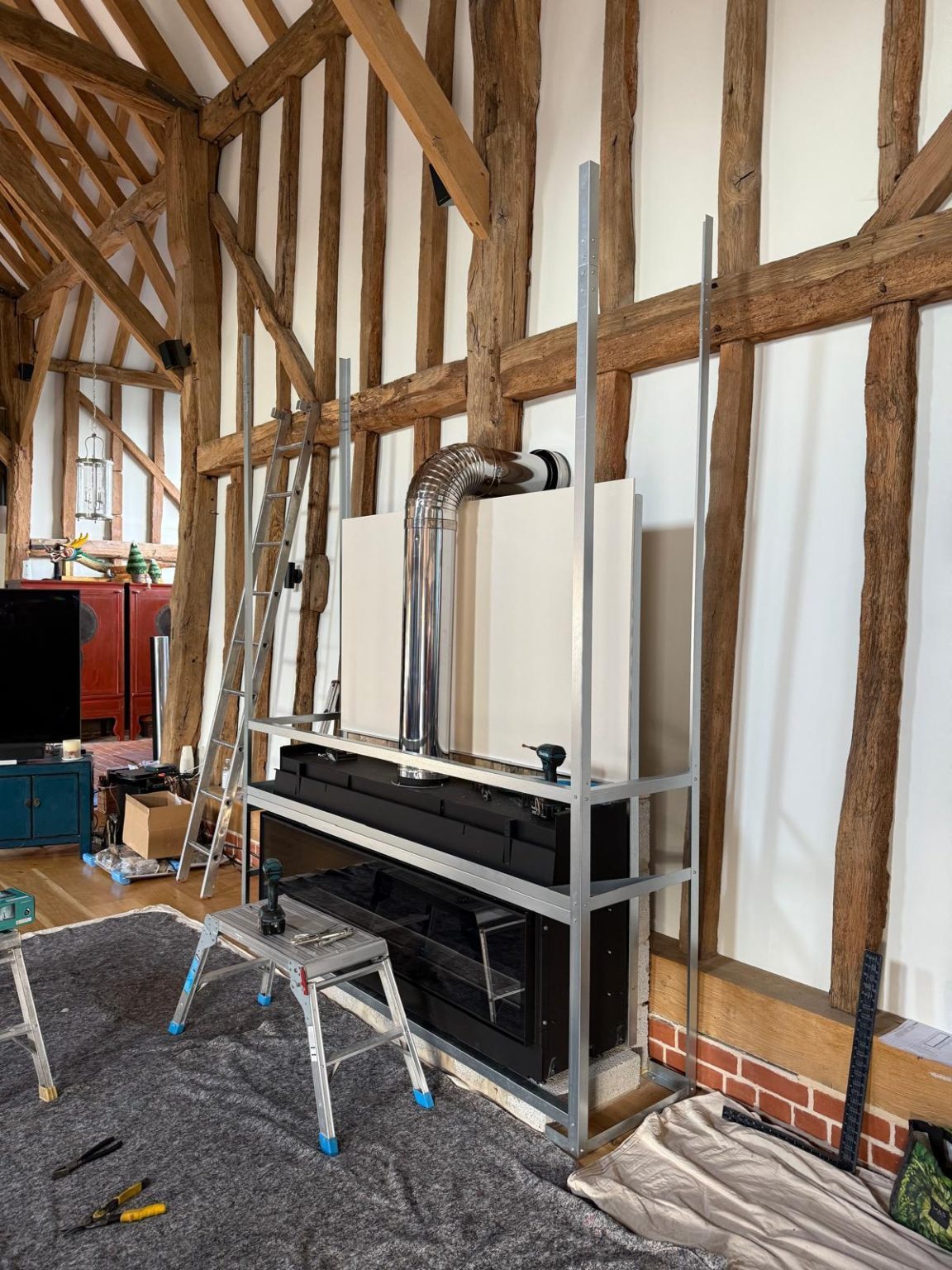 Bell Fireplace Installation - Zigis Fireplaces