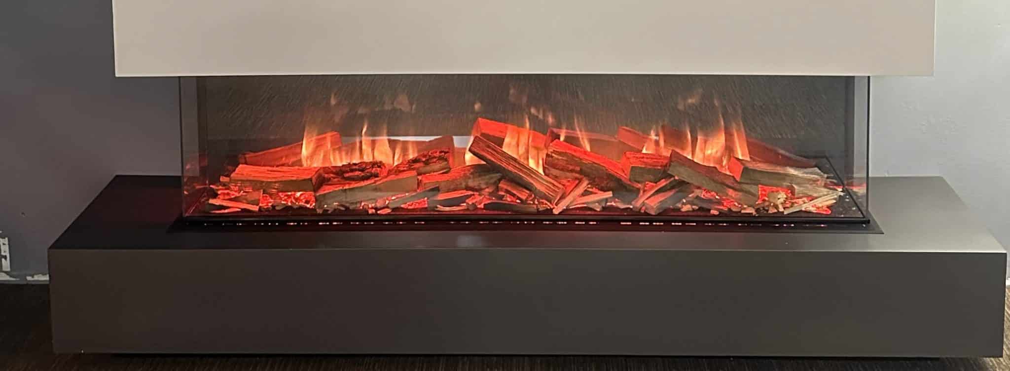 Evonics Halo 1500 Electric Fire with Log Upgrade (Cambridge Showroom ...